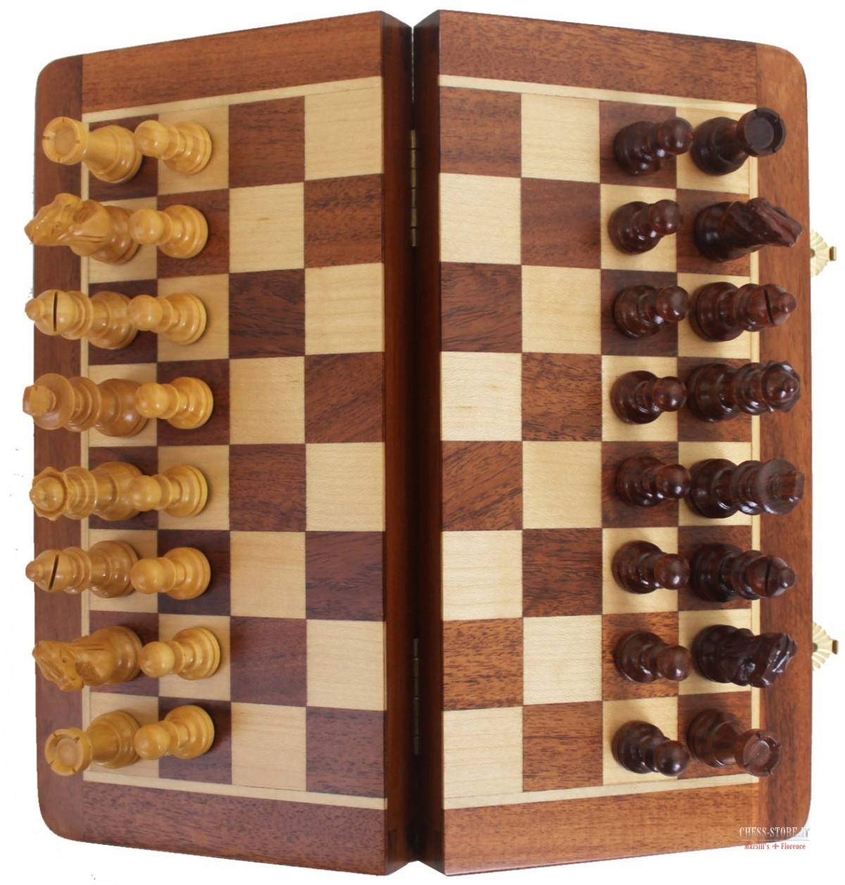 (6°size) "PREMIUM QUALITY" MAGNETIC WOODEN FOLDING CHESS SET online ...
