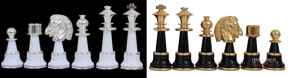 Chess STAUNTON XL SET (black/white version) online sale Italian ...
