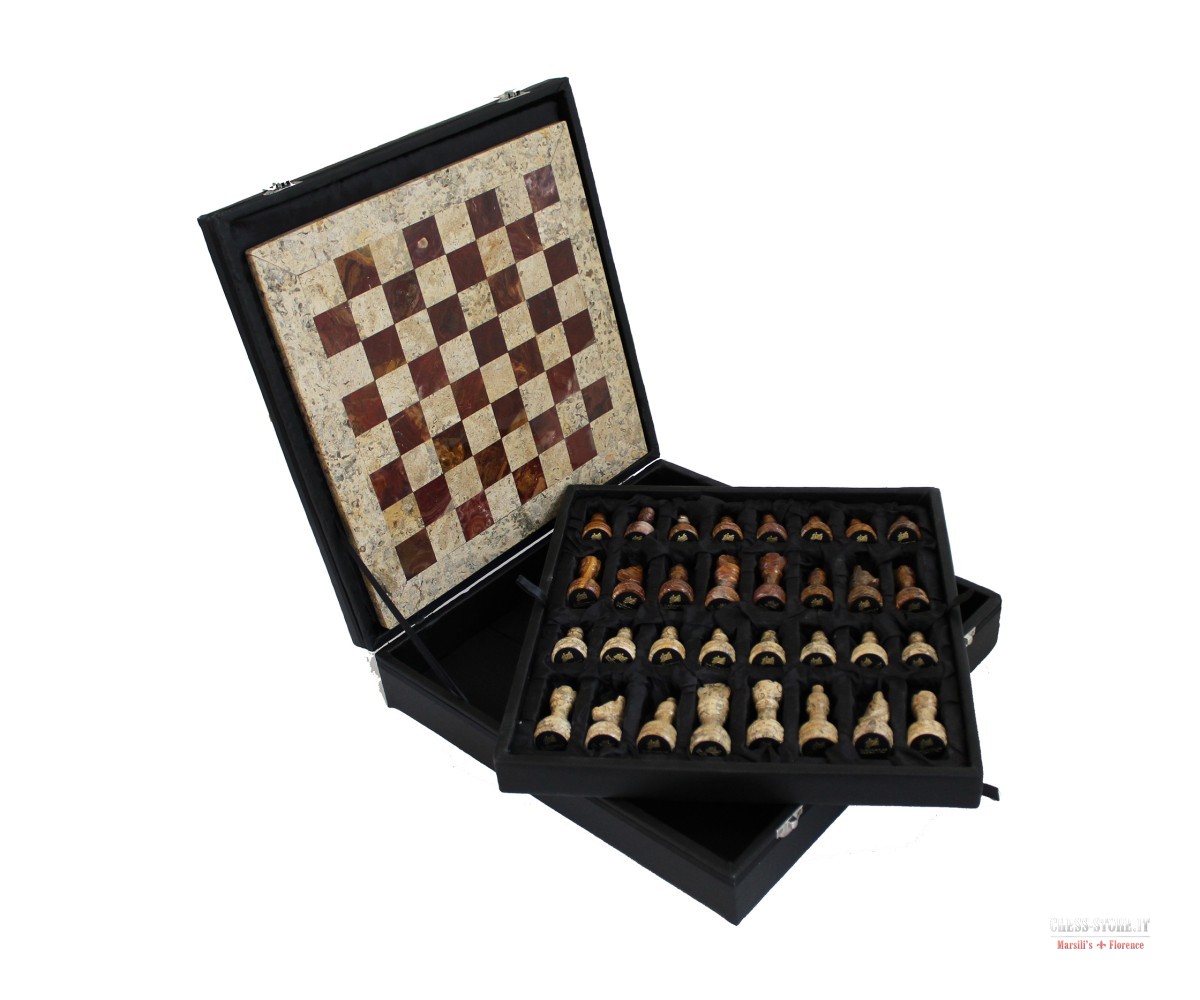 Chess BROWN AND RED MARBLE CHESS SET online sale Italian BROWN AND RED ...