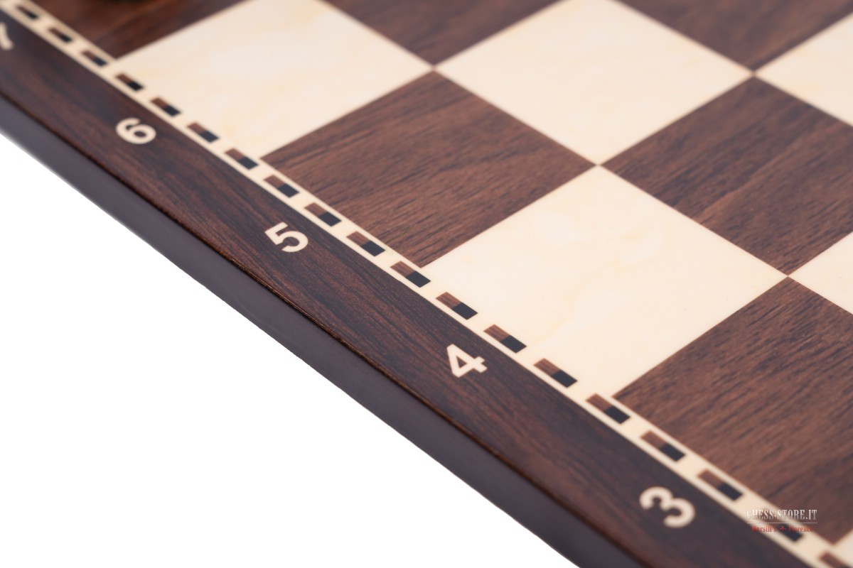 WALNUT STYLE WOODEN CHESS BOARD, WITH NUMBERS AND LETTERS online sale ...